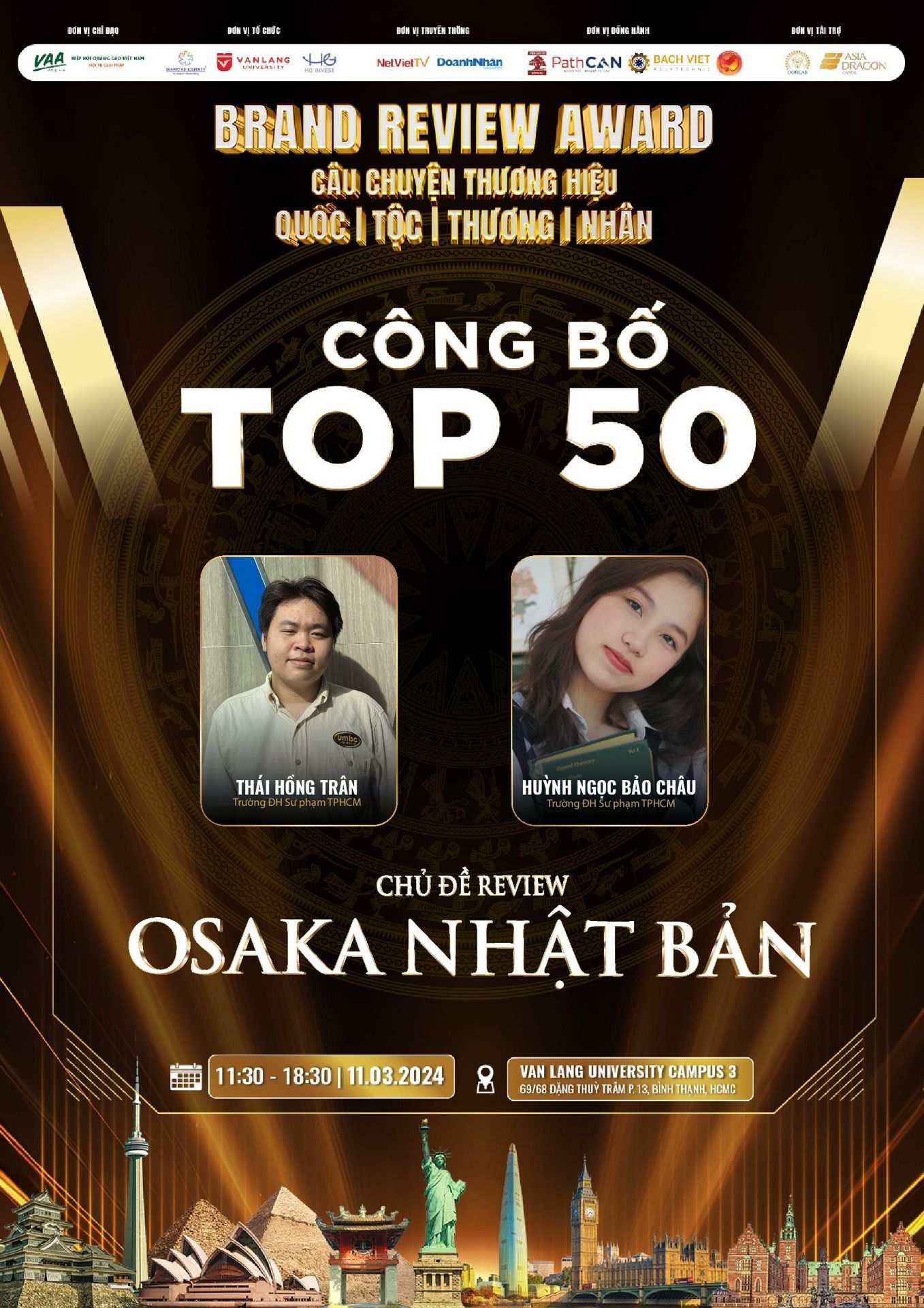 Công bố danh sách Top 50 bài thi vào chung kết Brand Review Award 2023 - 2024 - Nhóm Quốc hiệu ...